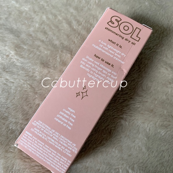 Colourpop | Makeup | Colourpop Sol Shimmering Dry Body Oil In Bronze ...